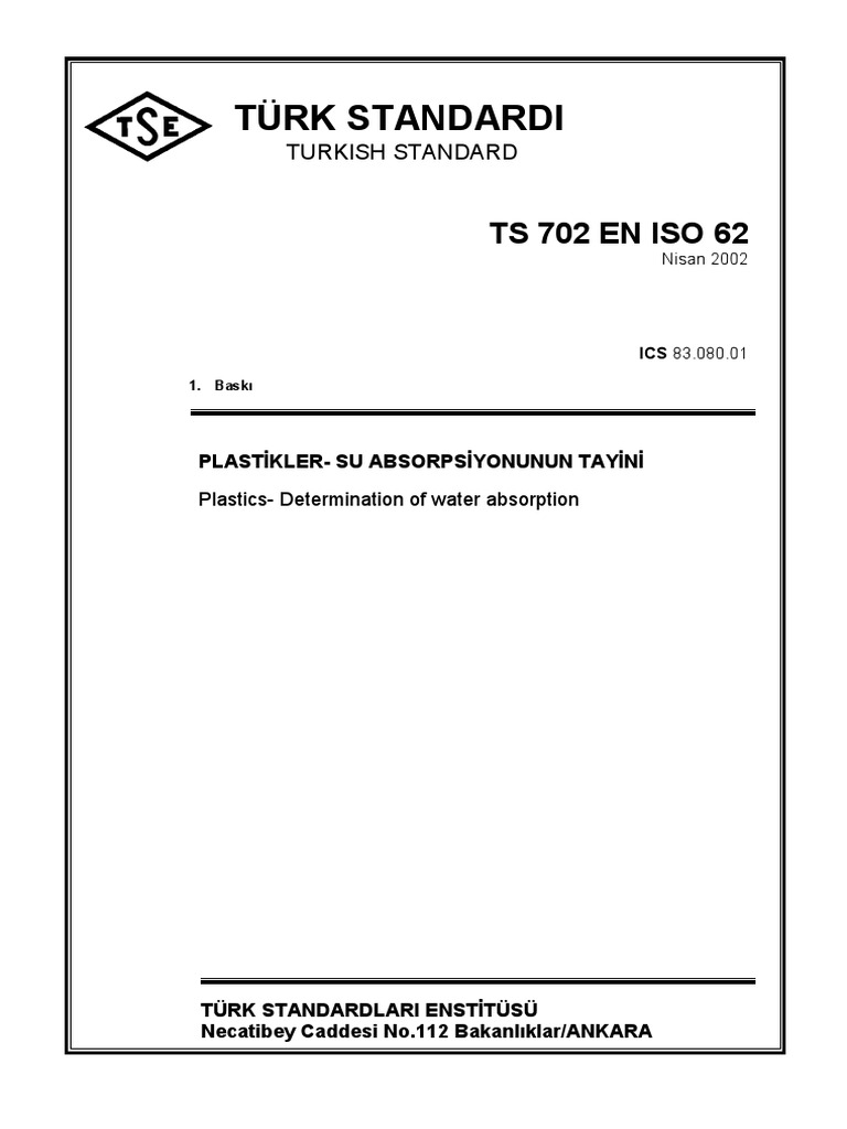 TS 702 en Iso 62 | PDF