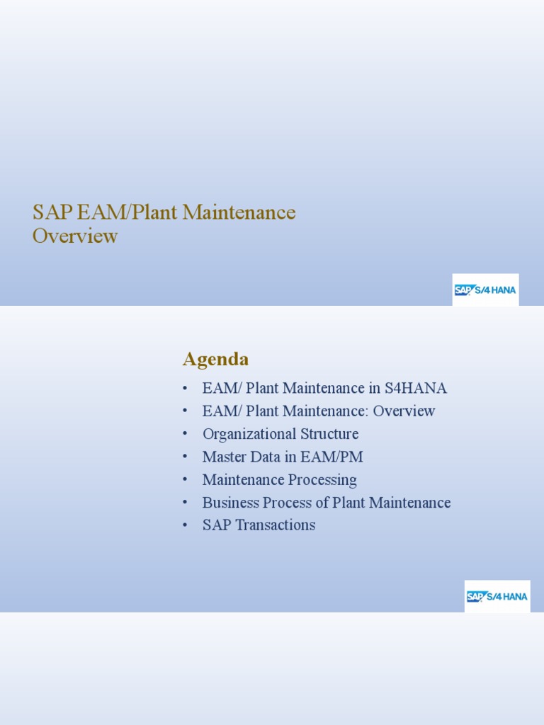 SAP Plant Maintenance - Presales Part 1 | PDF