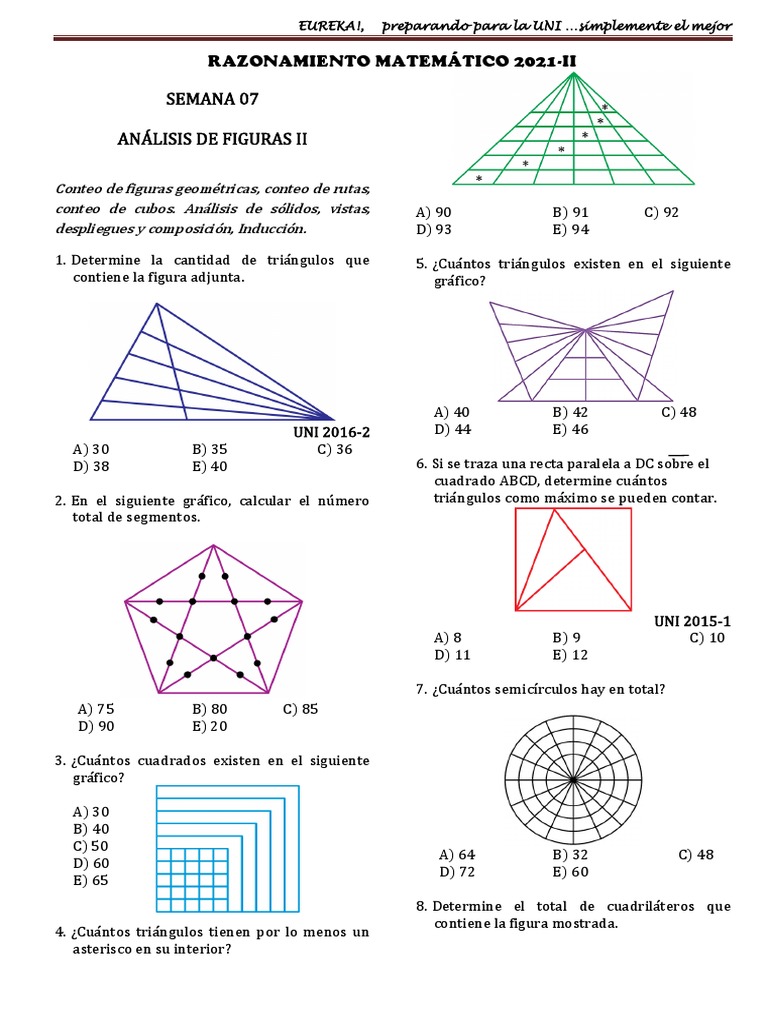 7° RM II - DIRIGIDA - Análisis de Figuras 2 | PDF