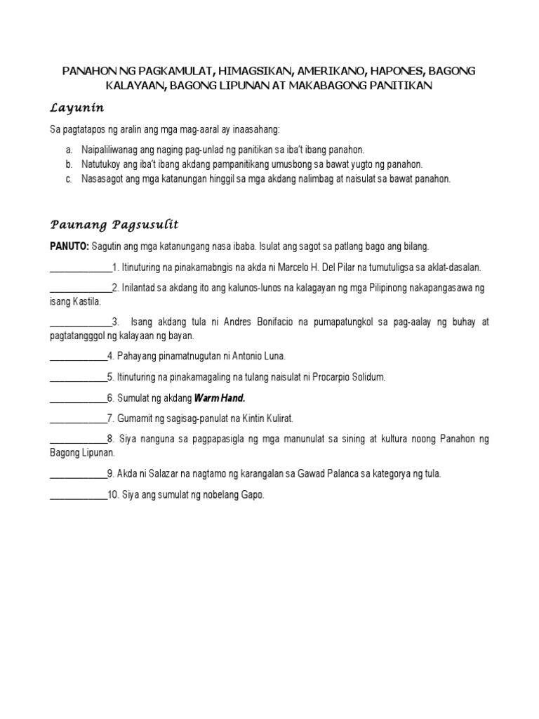 Module 3 Filipino | PDF