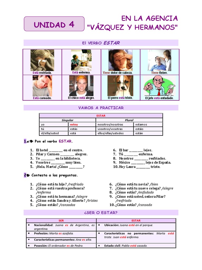 Unidad 4 (A1) - NUEVA | PDF