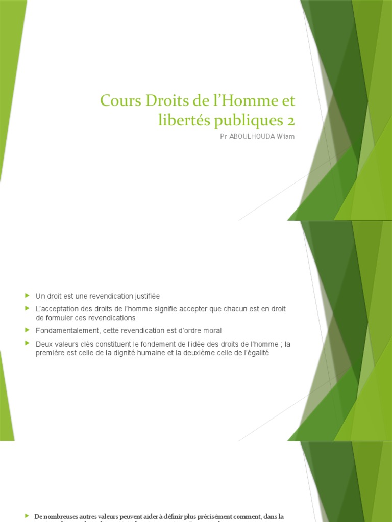 Les générations des droits de l'homme | PDF | Droits de l'homme | Dignité