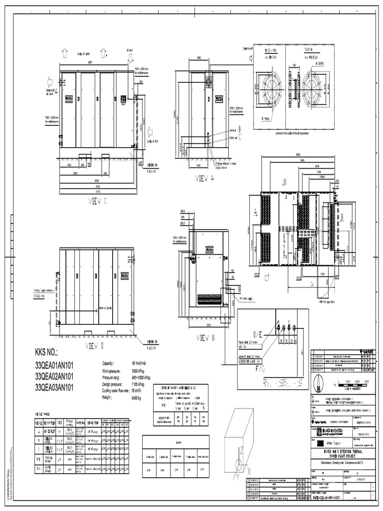 Air Compressor Dimension Drawing G11 | PDF