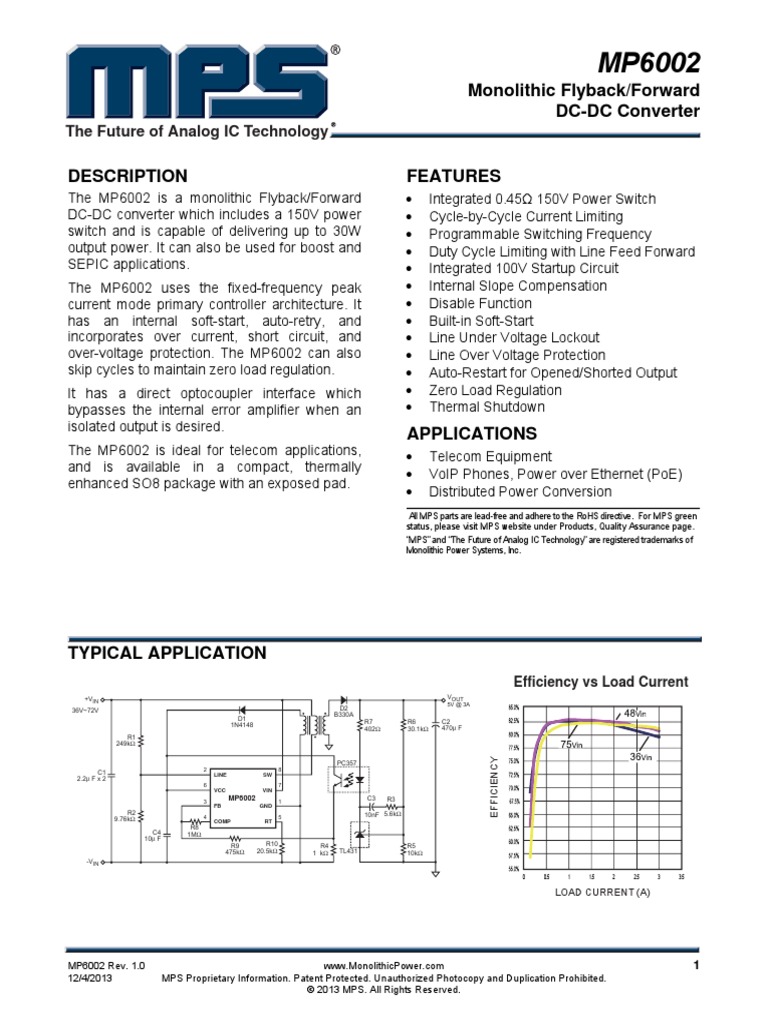 MP6002 r1.0 | PDF
