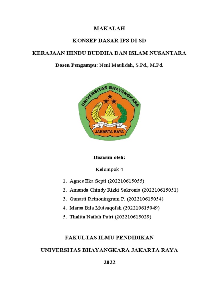 Makalah Konsep Dasar Ips Di SD-1-1 | PDF