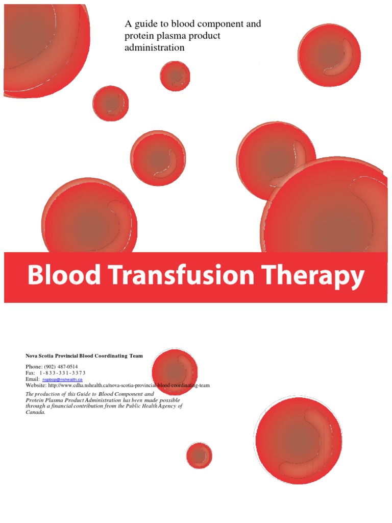 Guide Blood Component and Blood Product Administration | PDF
