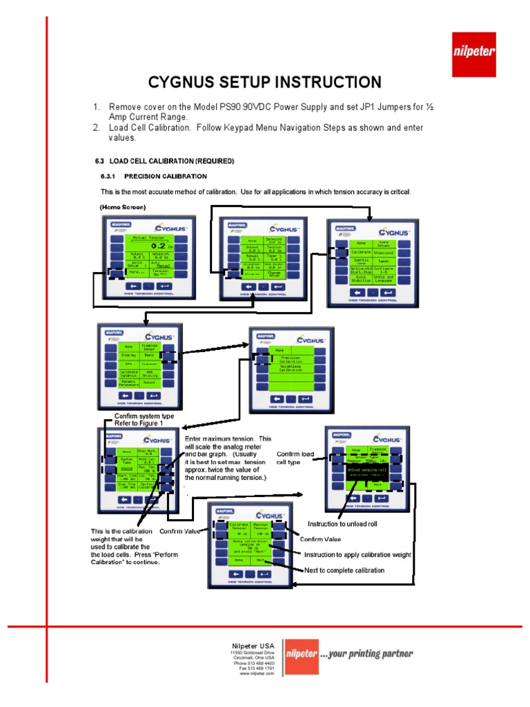 Cygnus Setup Instruction-4 | PDF | Calibration | Computer Science