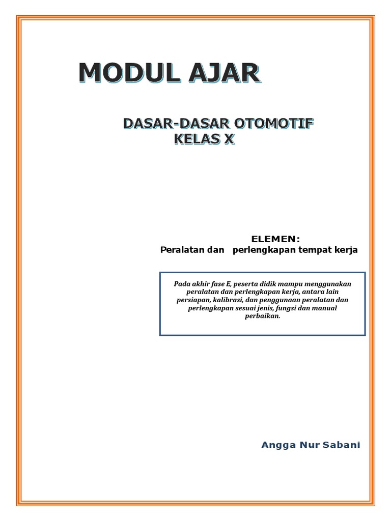 Modul 7 Peralatan Dan Perlengkapan Tempat Kerja (Angga) | PDF | Komputer
