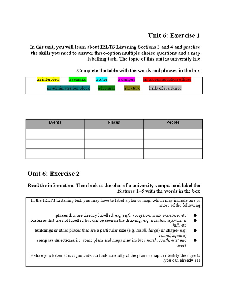 Unit 6 - Listening | PDF | Multiple Choice | International English ...