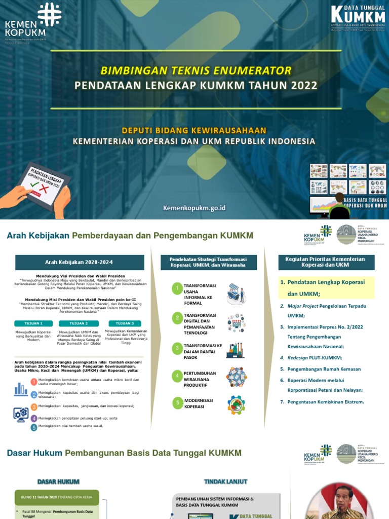 Materi Bimtek Enumerator (Refresh Dan Update Materi) | PDF