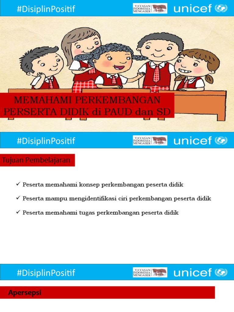 Disiplin Positif - Mengenal & Memahami Perkembangan Peserta Didik | PDF | Karier & Perkembangan ...