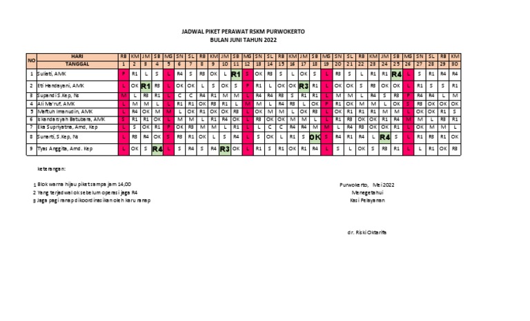 Jadwal Juni 2022 | PDF