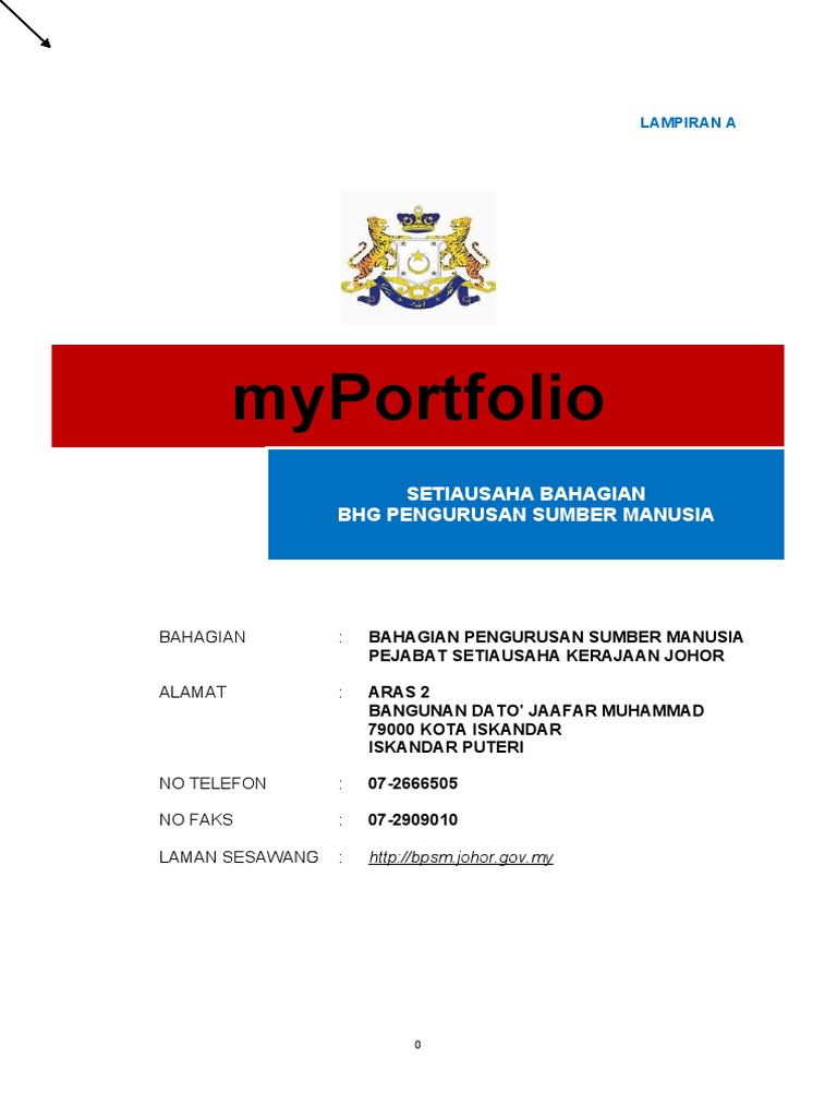 Contoh Myportfolio | PDF