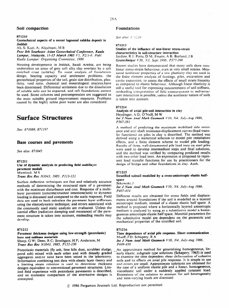 Surface Structures: Soil Compaction Foundations | PDF | Geotechnical ...