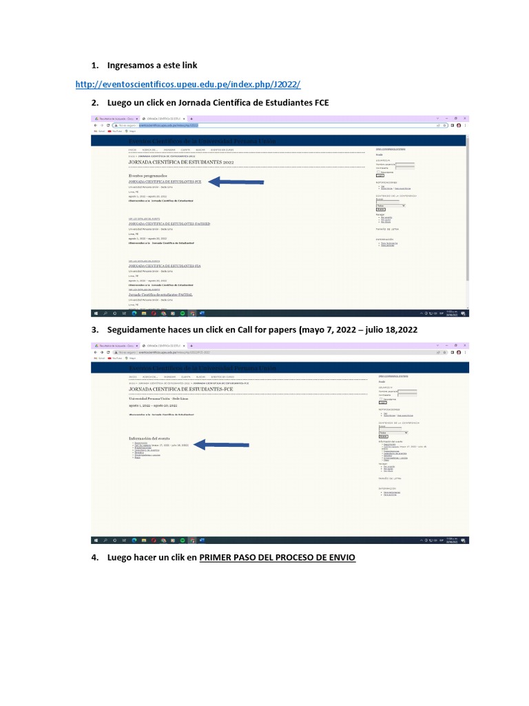 Pasos para Registrar Mi Artículo en Plataforma Ocs | PDF