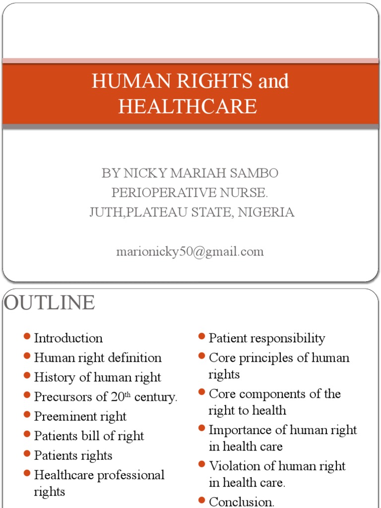 Human Rights in Healthcare Industry | PDF | Rights | Ethical Principles