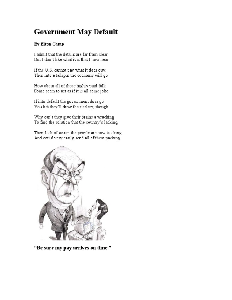 The U.S. Government Almost Defaulted | PDF | Politics | Self-Improvement