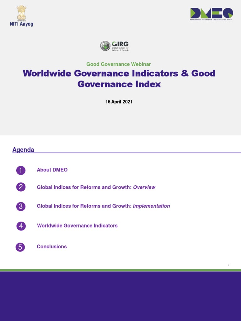 Worldwide Governance Indicators & Good Governance Index | Download Free ...