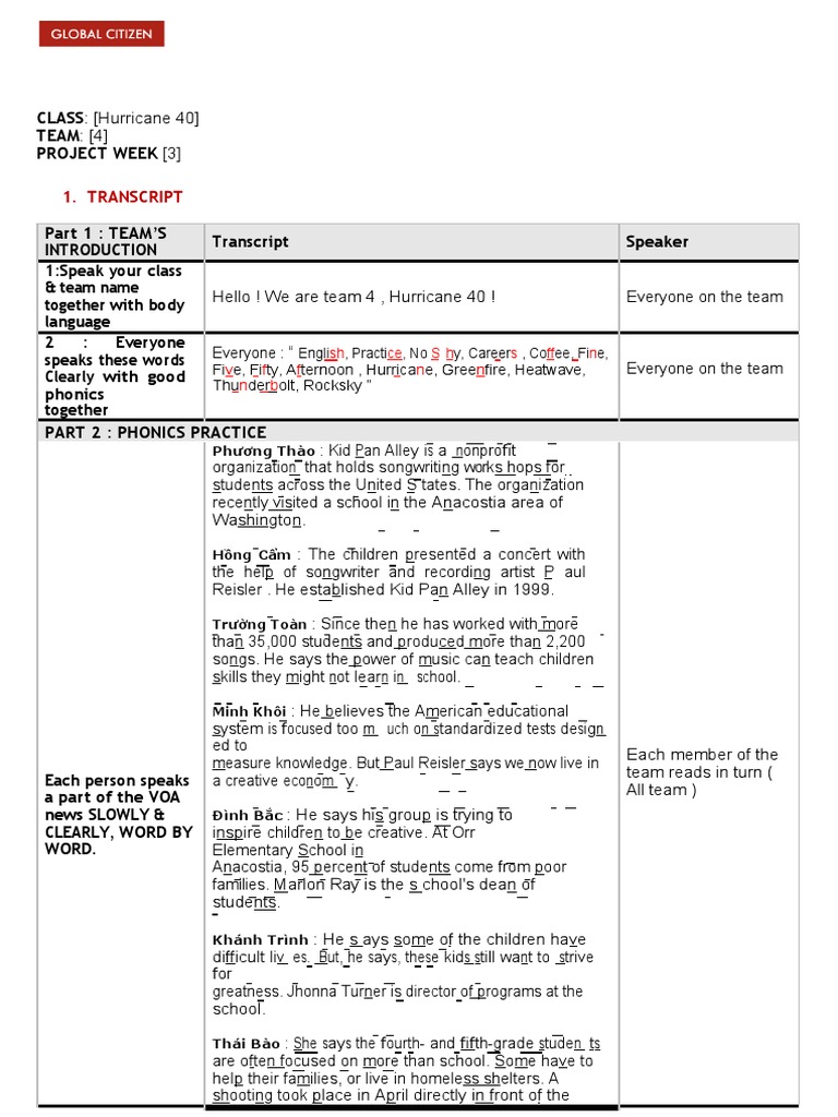 Hurricane 40 Team 4 | PDF