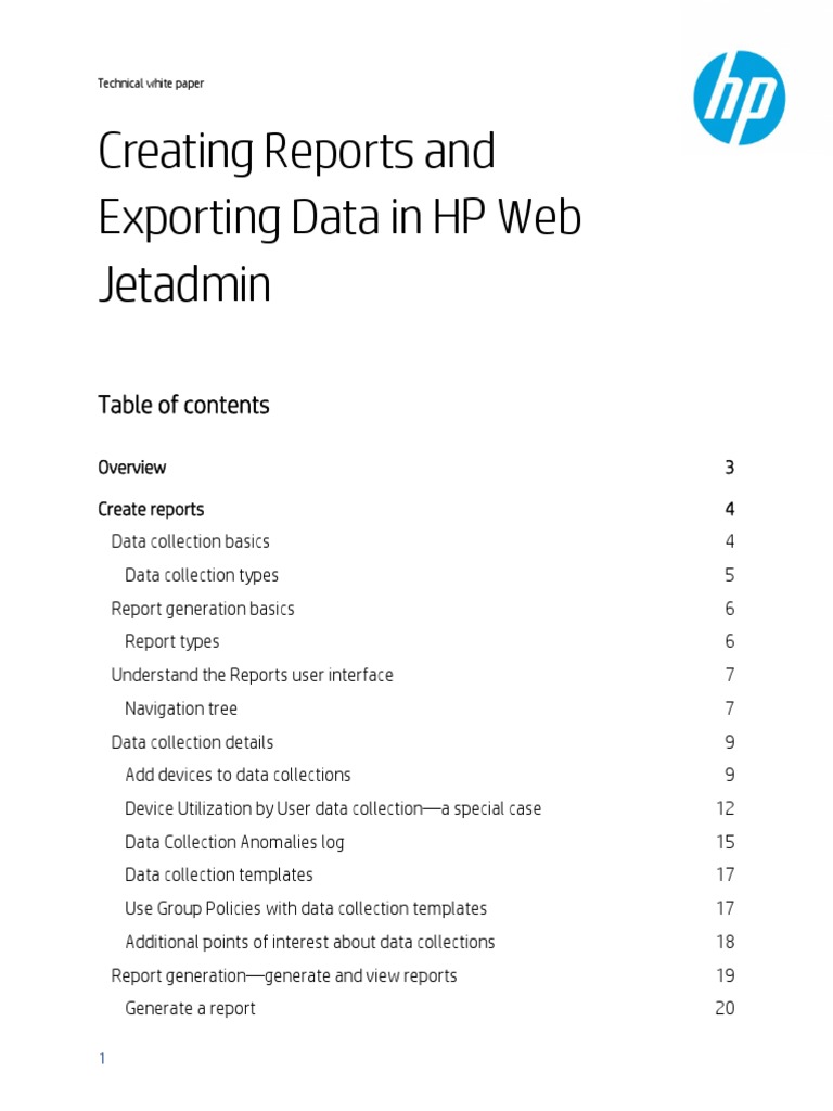 Creating Reports and Exporting Data in WebJet Admin | PDF | World Wide ...