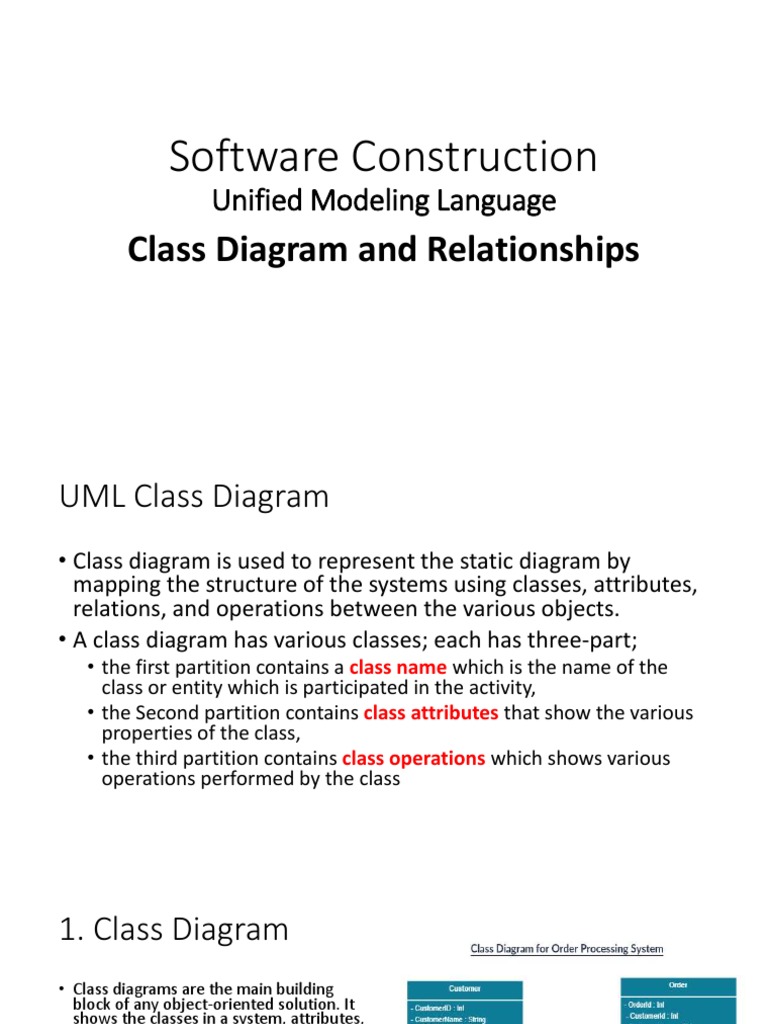 Misc Concepts-UML Class+Association Relationships 8 | PDF