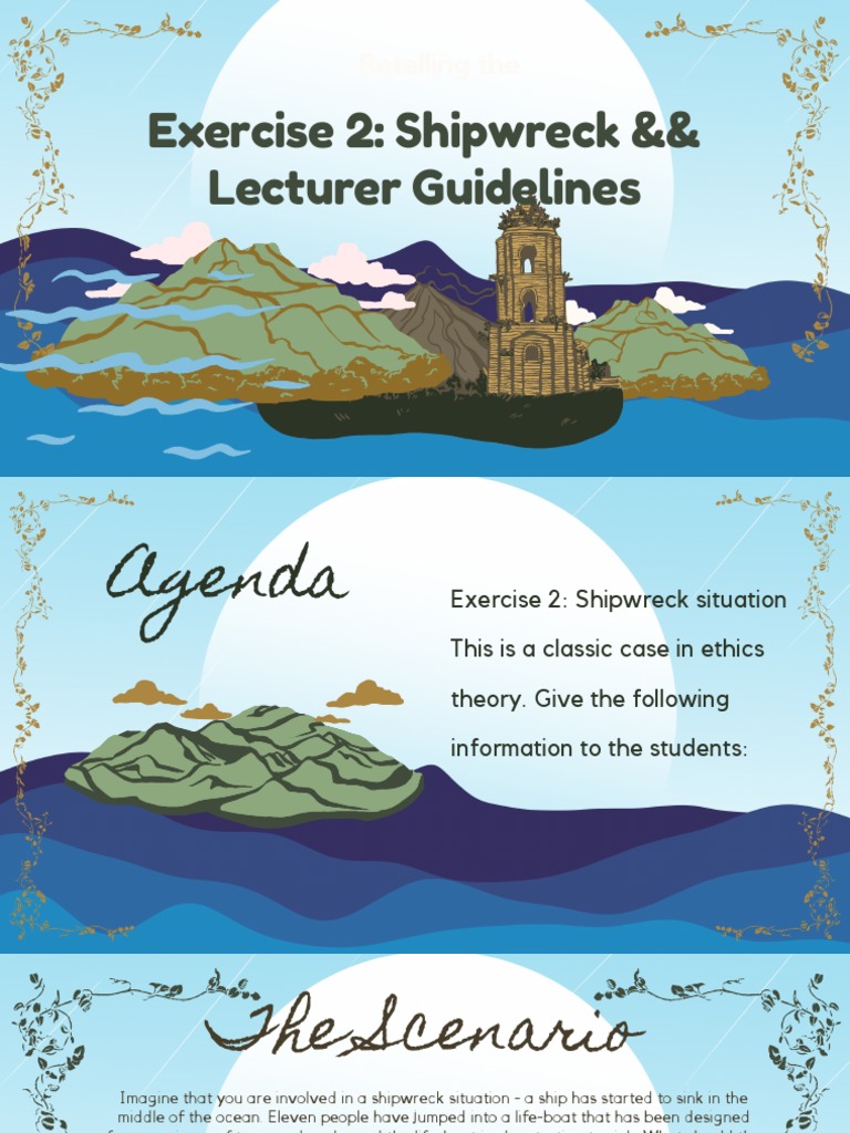 Exercise 2: Shipwreck && Lecturer Guidelines: Retelling The | PDF