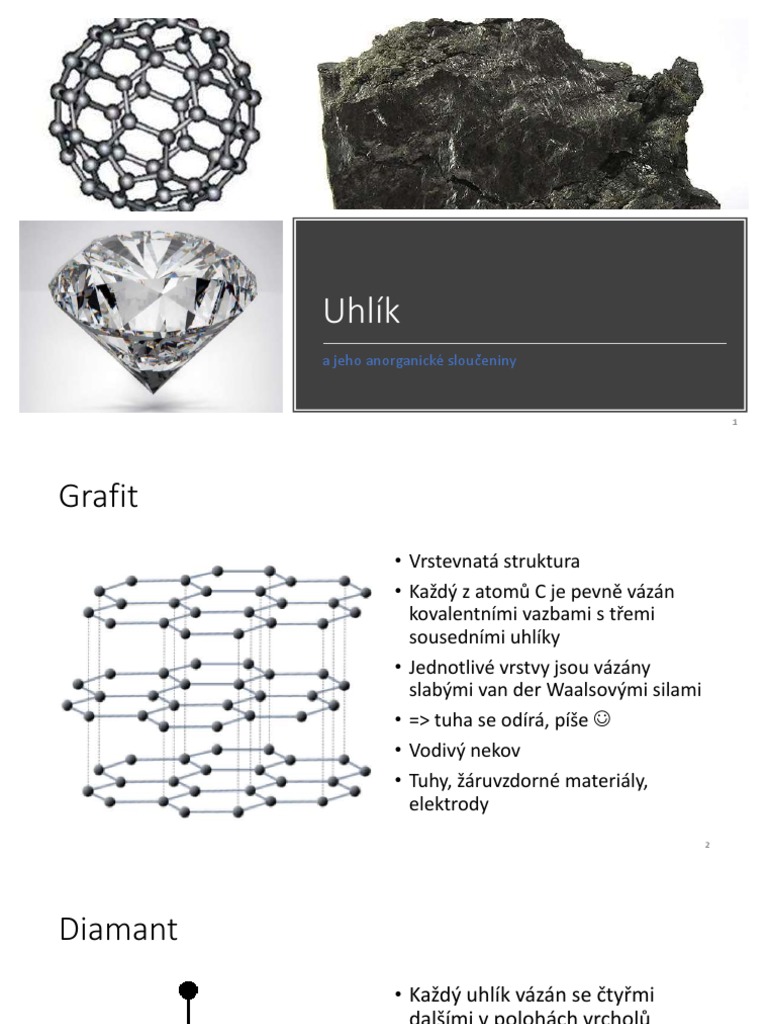 Uhlík: A Jeho Anorganické Sloučeniny | PDF