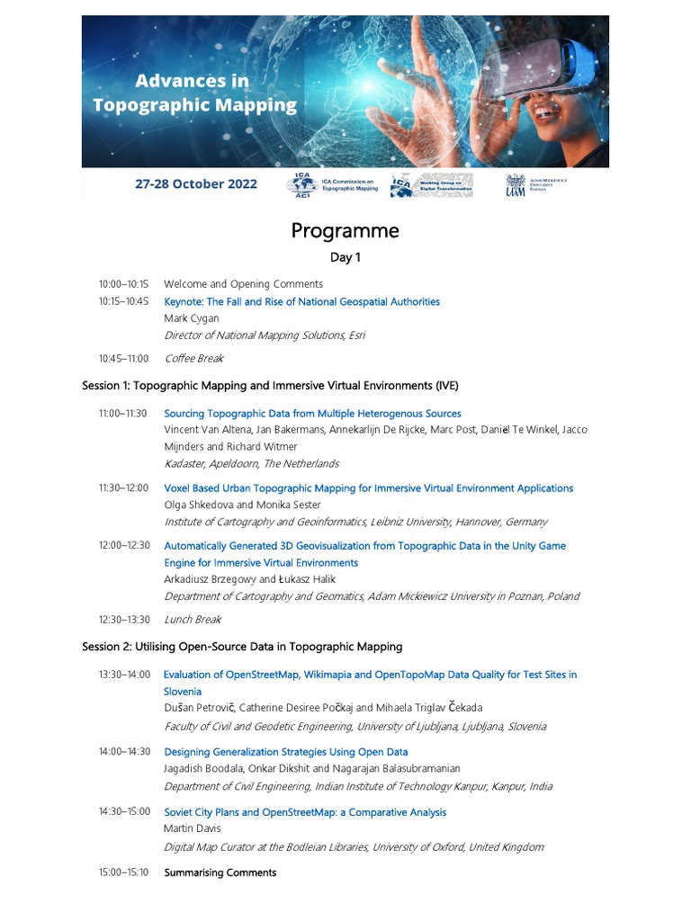 Advances in Topographic Mapping Programme | PDF | Topography | Cartography