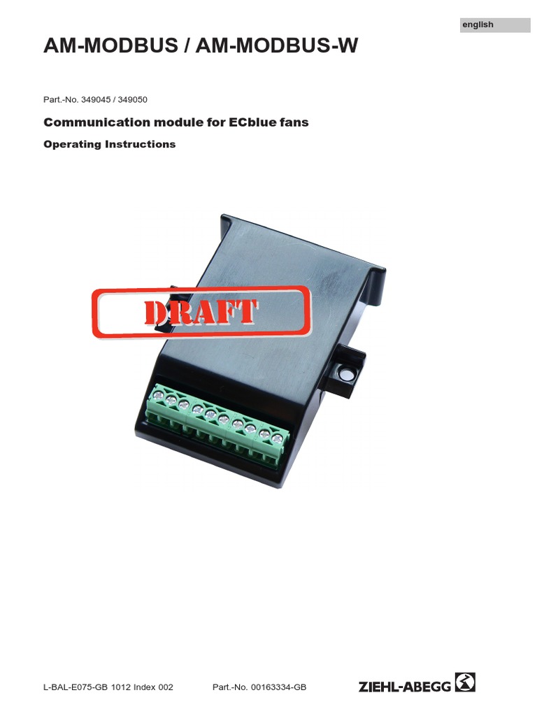 Operating Instruction AM MODBUS | PDF | Wireless Lan | Computer Network