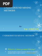 Bord & Pillar Method | PDF | Coal Mining | Mining