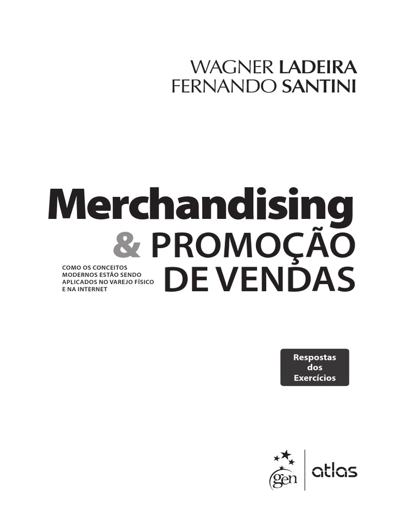 Merchandising e Promoção de Vendas - Respostas Dos Exercícios | PDF ...