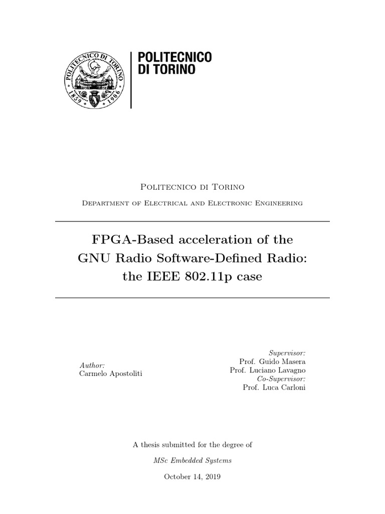 Ofdm Thesis | PDF | Software Defined Radio | Graphics Processing Unit