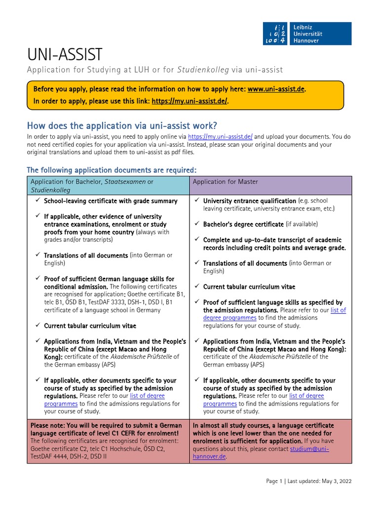 A Comprehensive Guide to Applying for Study at Leibniz University ...