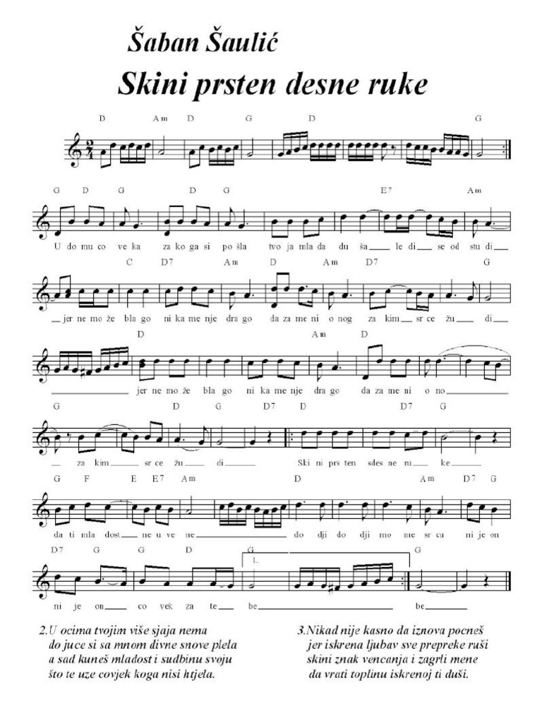 Saban Saulic Skini Prsten S Desne Ruke | PDF