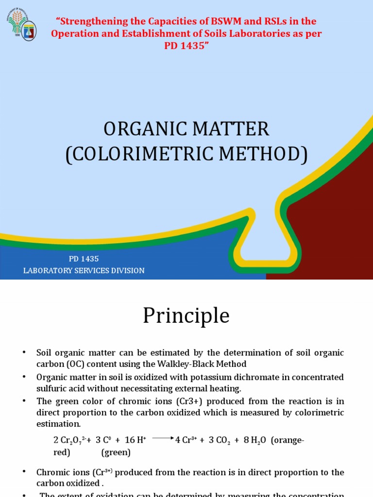 Organic Matter | PDF | Chromium | Chemical Substances