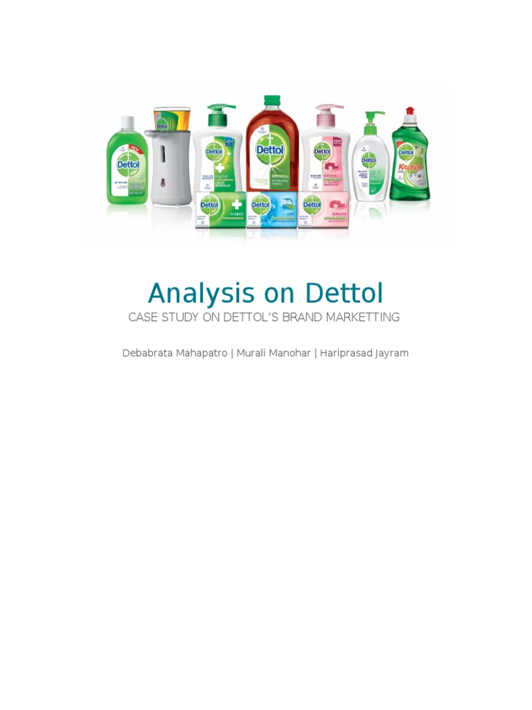 Dettol's Brand Marketing Strategy Analysis | PDF | Brand | Market ...