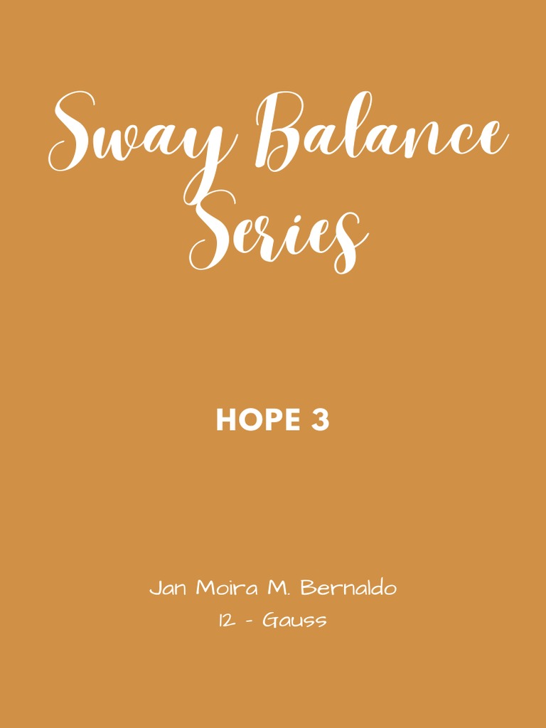 Sway Balance Techniques and Variations | PDF