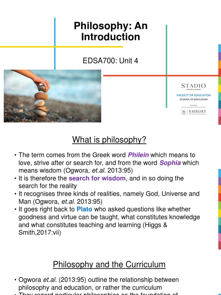 Philosophy An Introduction | PDF | Curriculum | Psychology