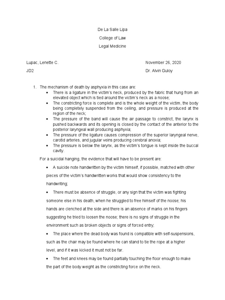 Lupac (Assignment 4) | PDF | Neck | Larynx