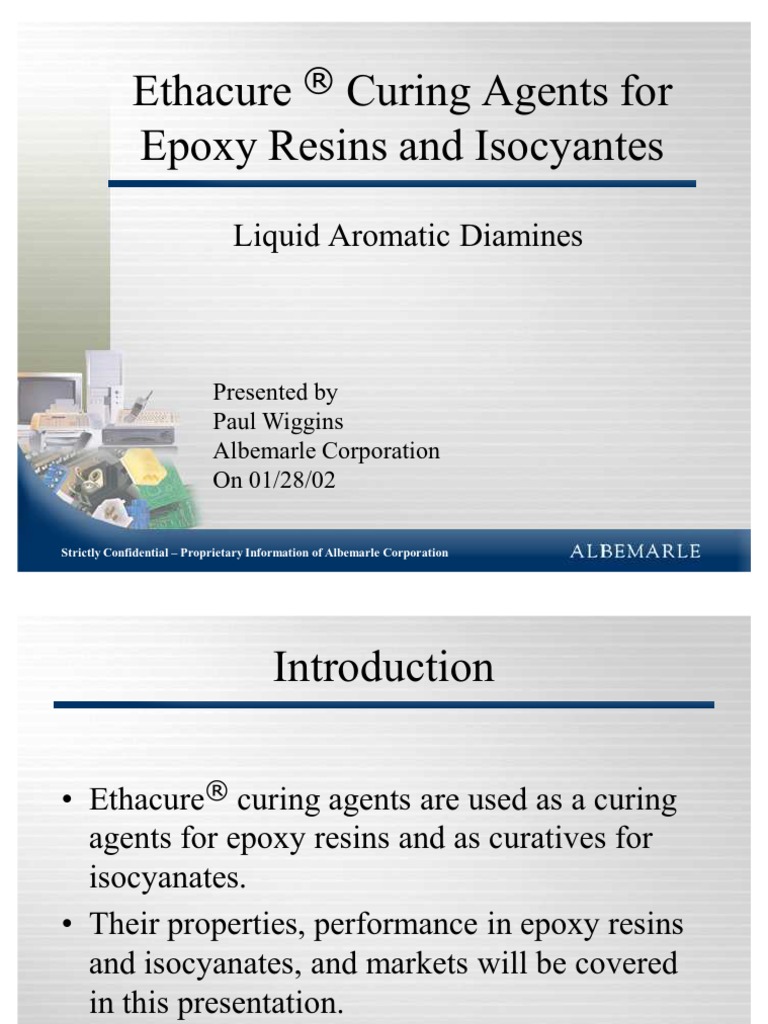 6 - 18 - Ethacure For Epoxy Applications | PDF | Epoxy | Polymer Chemistry