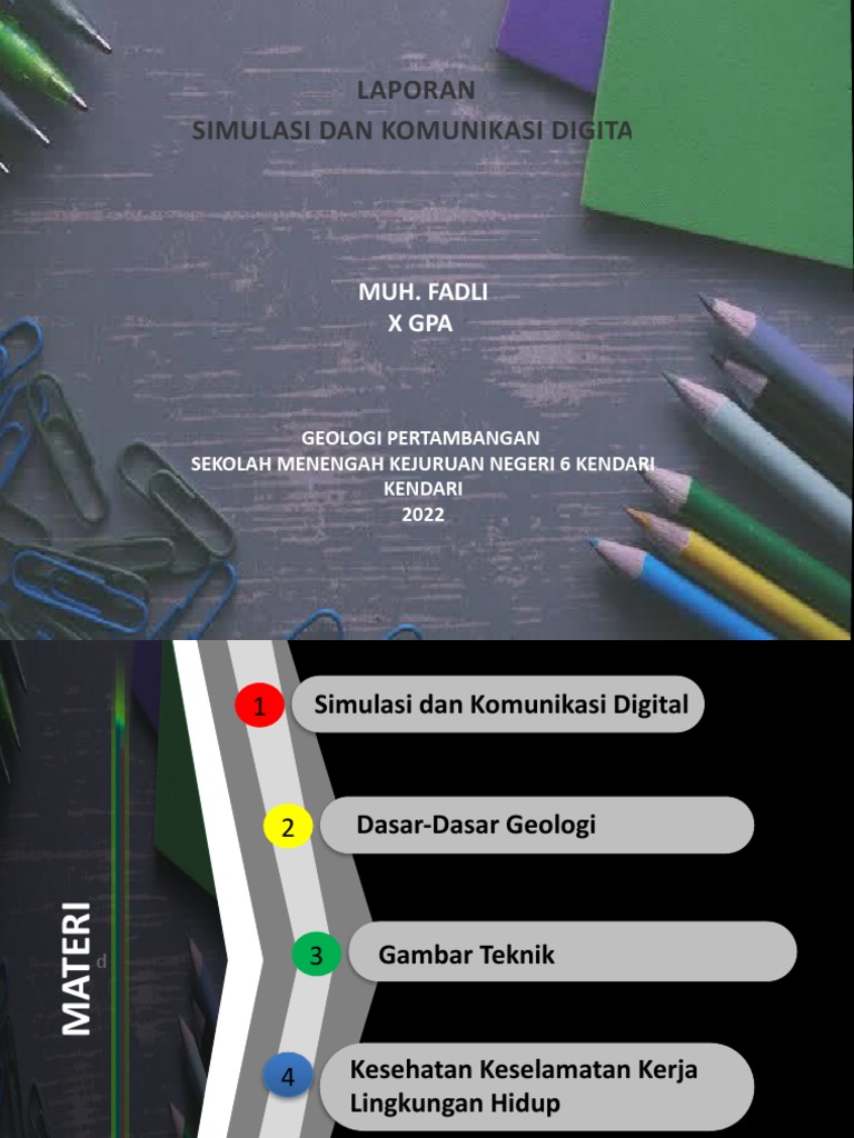 Simulasi Dan Komunikasi Digital (MUH - Fadli) | PDF | Teknologi & Rekayasa