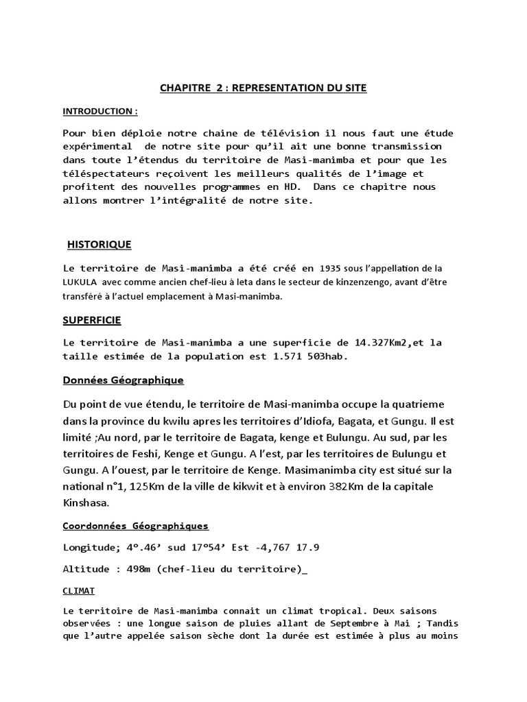 Chapitre 2 Munene | PDF