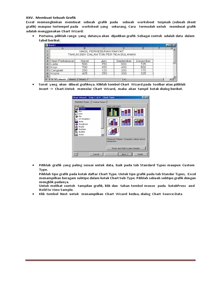 Panduan Membuat Grafik di Excel | PDF
