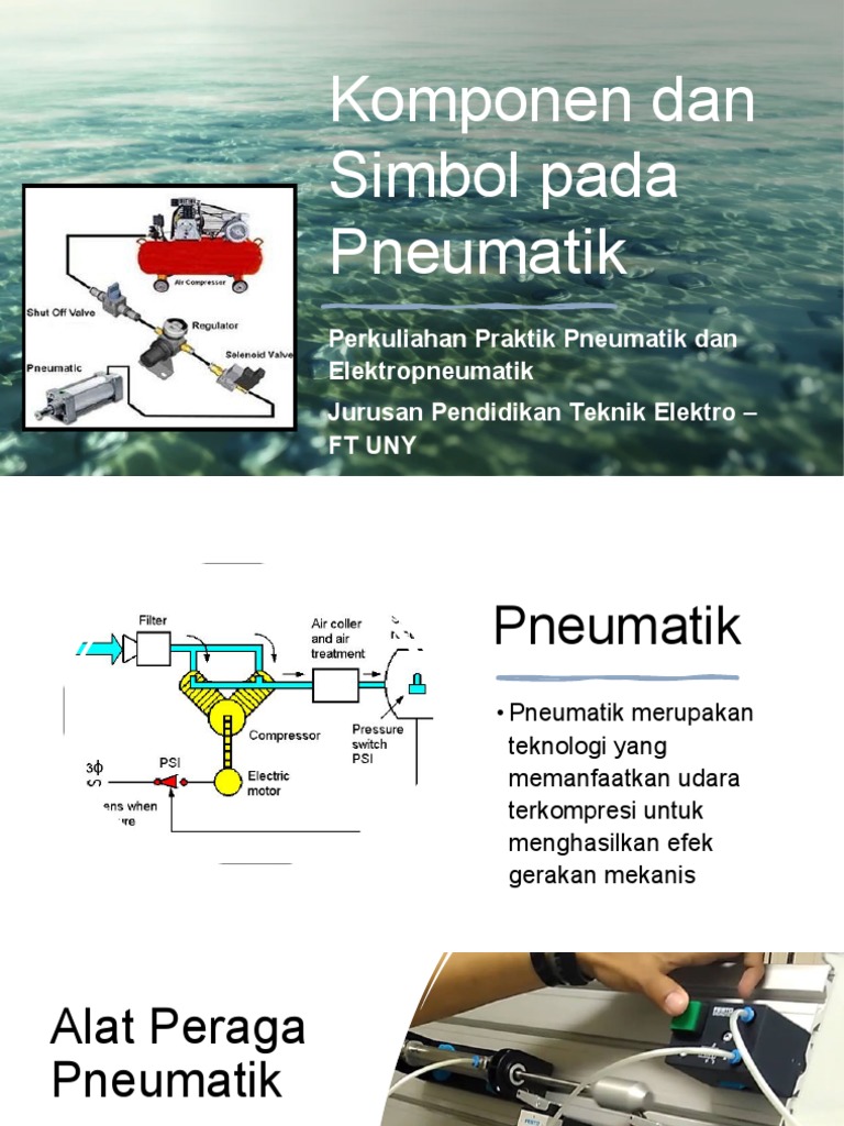 Komponen Dan Simbol Pada Pneumatik | PDF