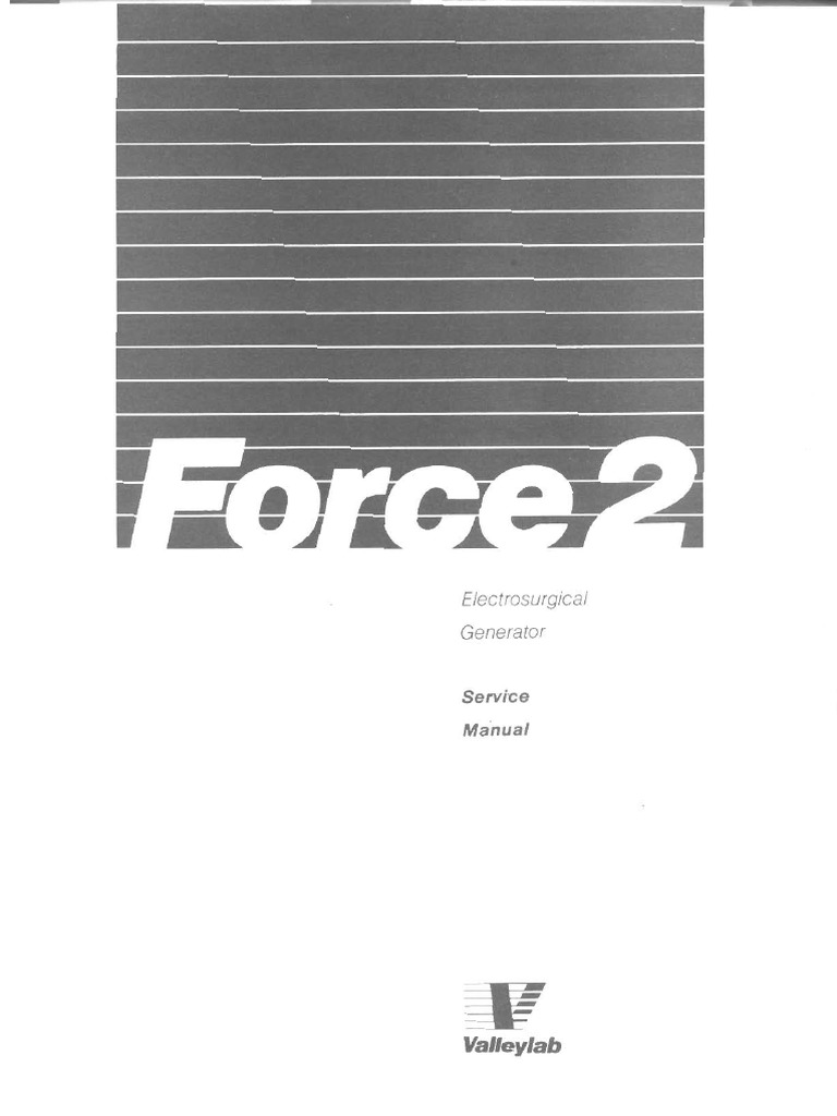 Valleylab Force 2 Service Manual | PDF