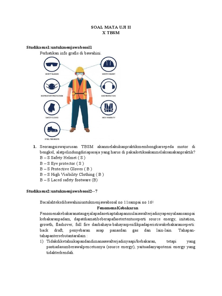 SOAL MATA UJI 2 X TBSM + Simdik + TDO | PDF