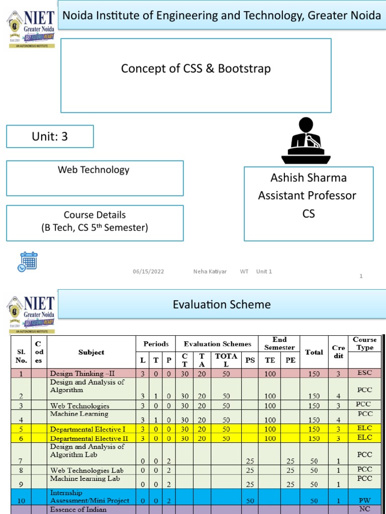 UNIT-3 Web Tech | PDF | Bootstrap (Front End Framework) | Html Element