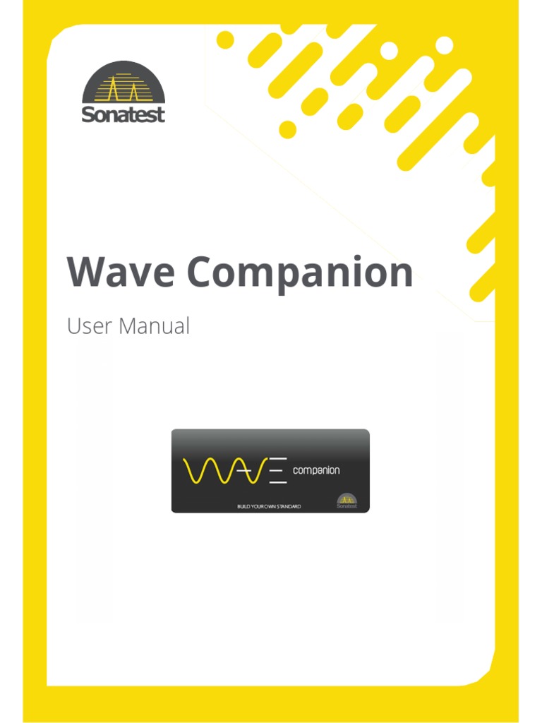 Wave Companion User Manual - v7.0 | PDF | Menu (Computing) | Application Software