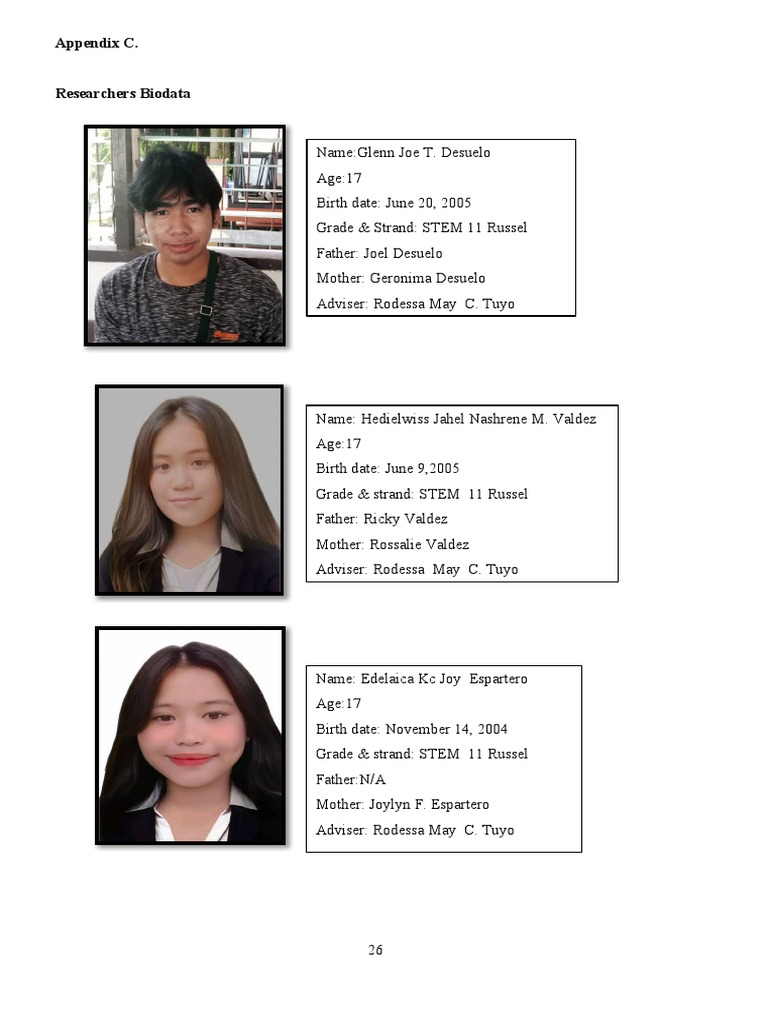 appendix-research | PDF | Science, Technology, Engineering, And Mathematics | Science And Technology