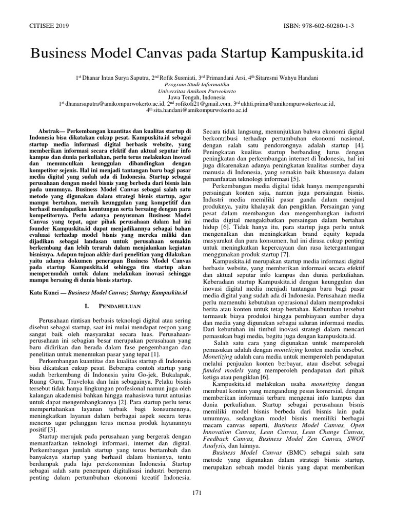 32 Dhanar Intan Surya Saputra CITISEE 2019 | PDF